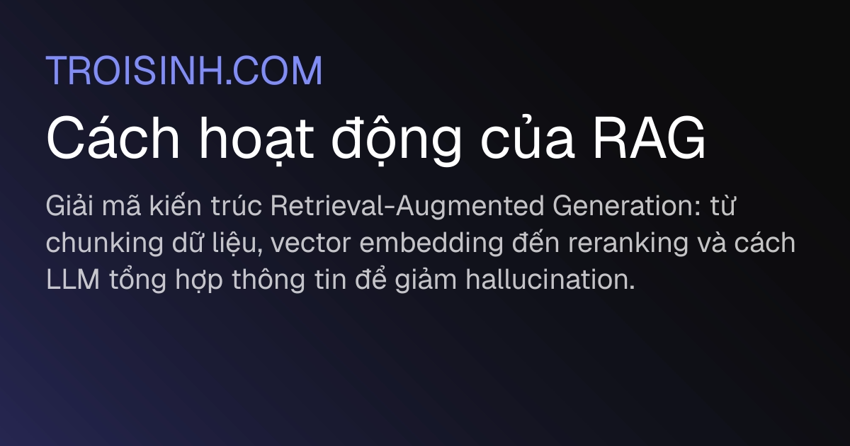 Cách hoạt động của RAG